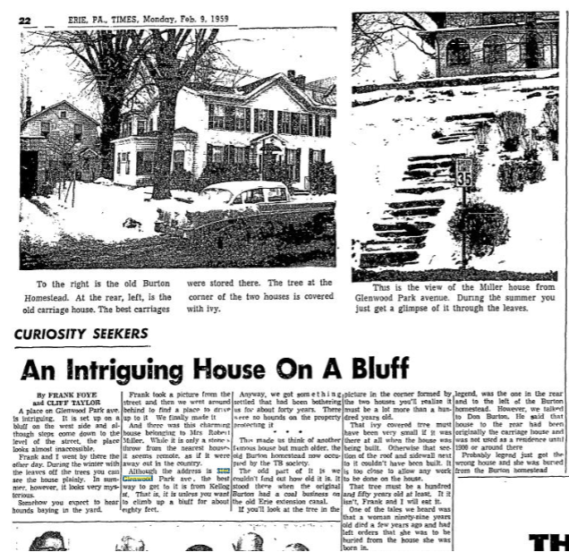 3102 Glenwood Park Ave :: The Ehler Benedict-Miller House